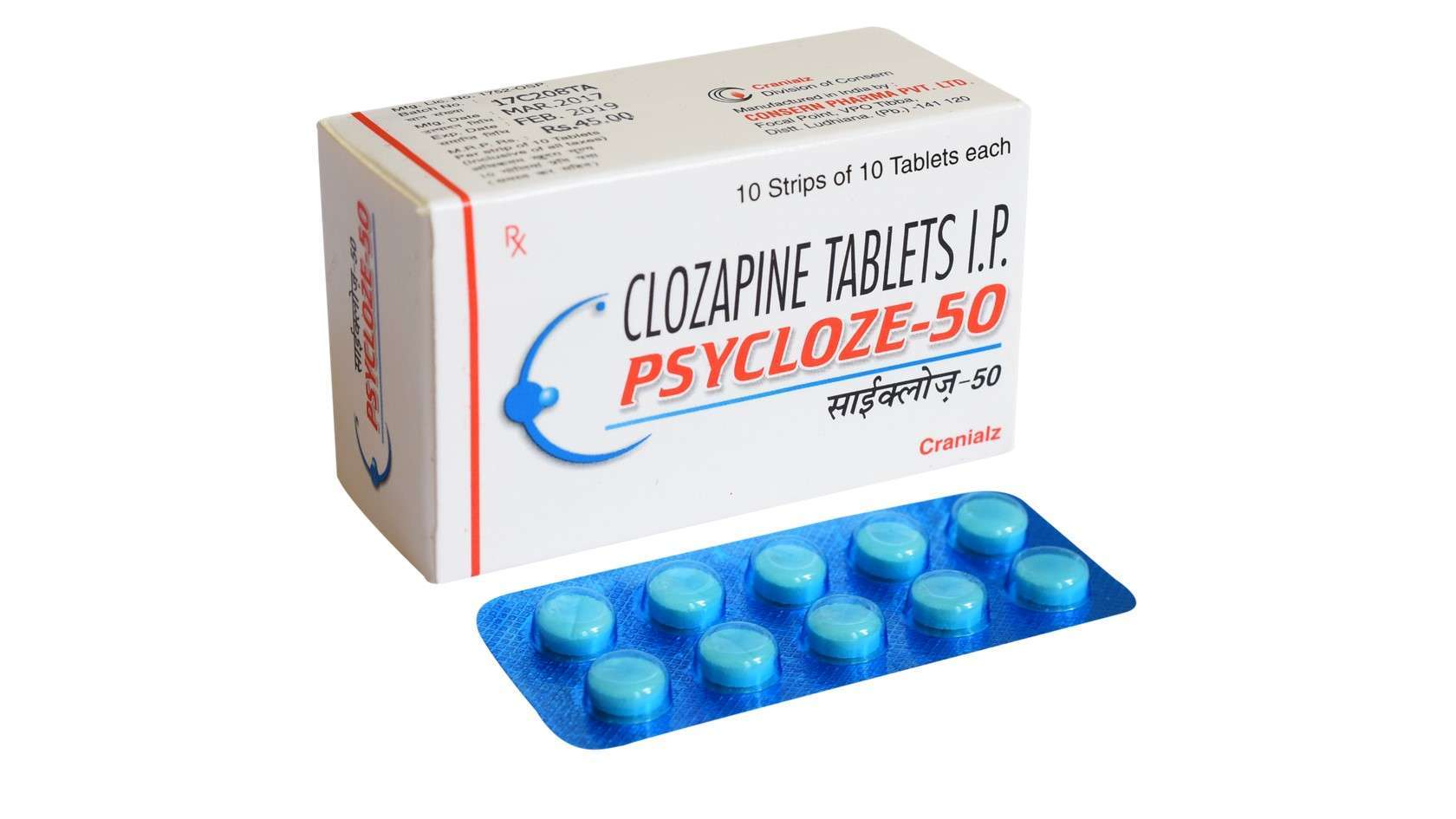 Clozapine Tablets(PSYCLOZE) – CONSERN PHARMA
