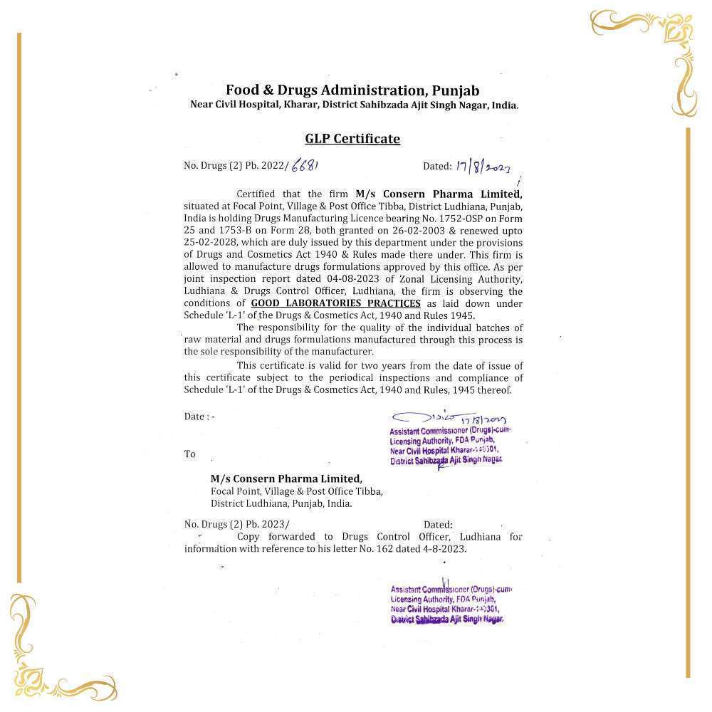 Awards and Recognition – CONSERN PHARMA